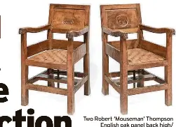 Mouseman items to be sold in exceptiona­l auction - PressReader