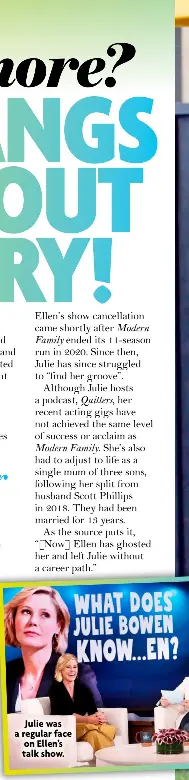 ELLEN HANGS JULIE OUT TO DRY! - PressReader