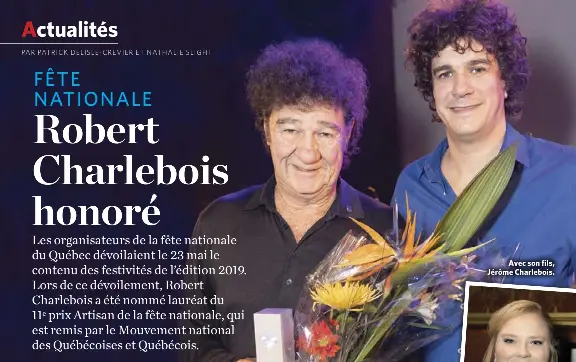 Robert Charlebois honoré - PressReader