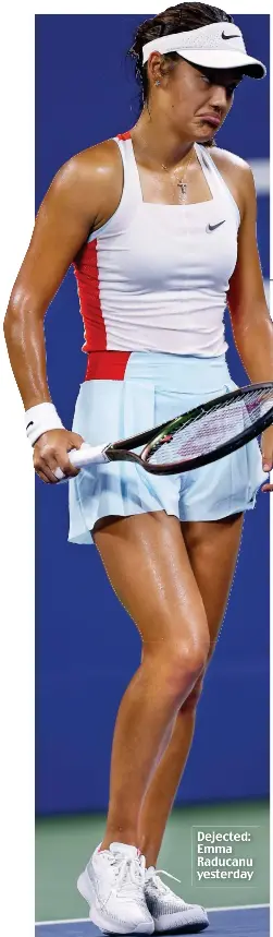 Glummer Raducanu: Fairytale of New York is over for £18m champion Emma - PressReader