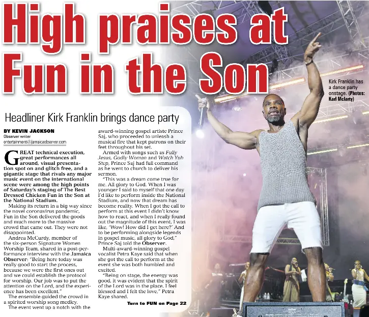 High praises at Fun in the Son - PressReader