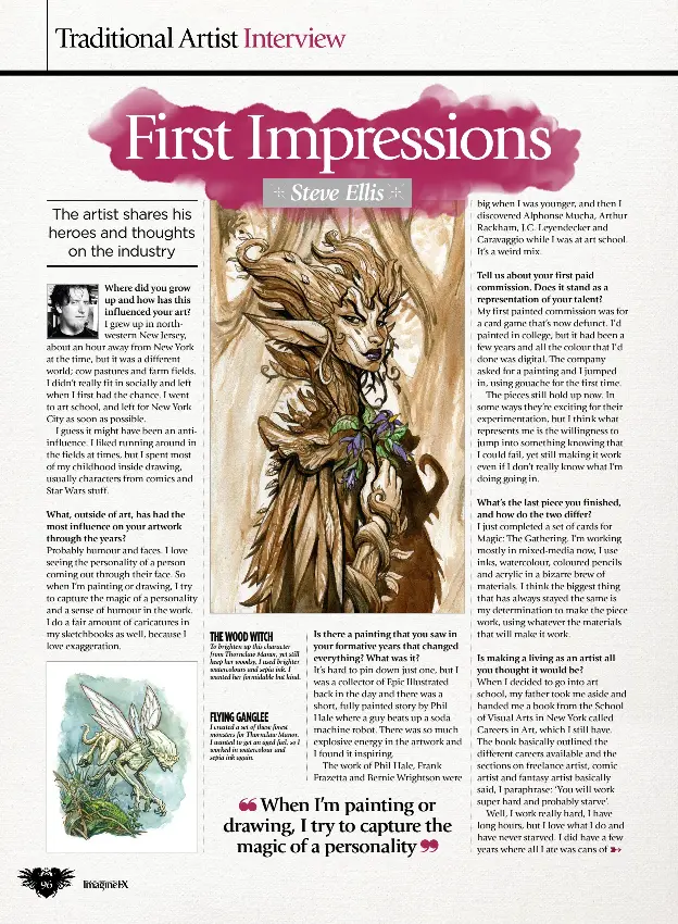 First Impression­s: Steve Ellis - PressReader