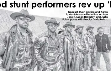 Hollywood stunt performers rev up ‘Fall Guy’ premiere - PressReader