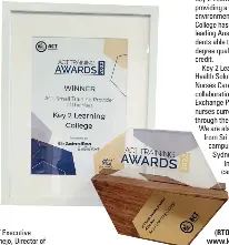 Key 2 Learning wins ACT Small Training Provider of the Year 2022 Award - PressReader