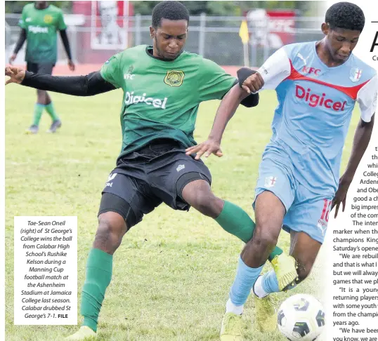 Coach Price aiming high in first season at Calabar - PressReader