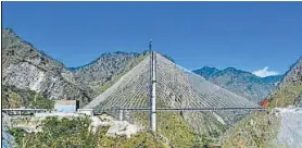 India’s first cable-stayed rail bridge set for final trial runs ...