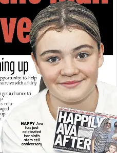 I became donor after reading Ava’s story.. now I’ve met the man I ...