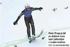 Anže osrečil navijača, Peter sebe - PressReader