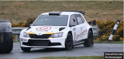 COLE PLEDGES A QUICK RALLYING RETURN AFTER HUGE EPYNT ACCIDENT ...