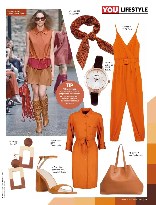 Dress up in earthy tones - PressReader