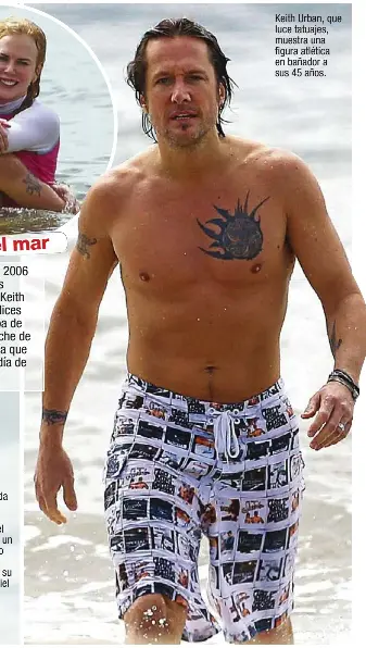 Nicole Kidman y Keith Urban muy enamorados en la playa - PressReader