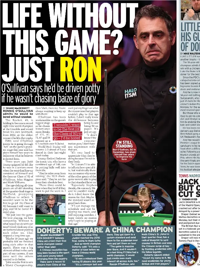 LIFE WITHOUT THIS GAME? JUST RON - PressReader