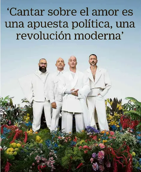 ‘Cantar sobre el amor es una apuesta política, una revolución moderna ...