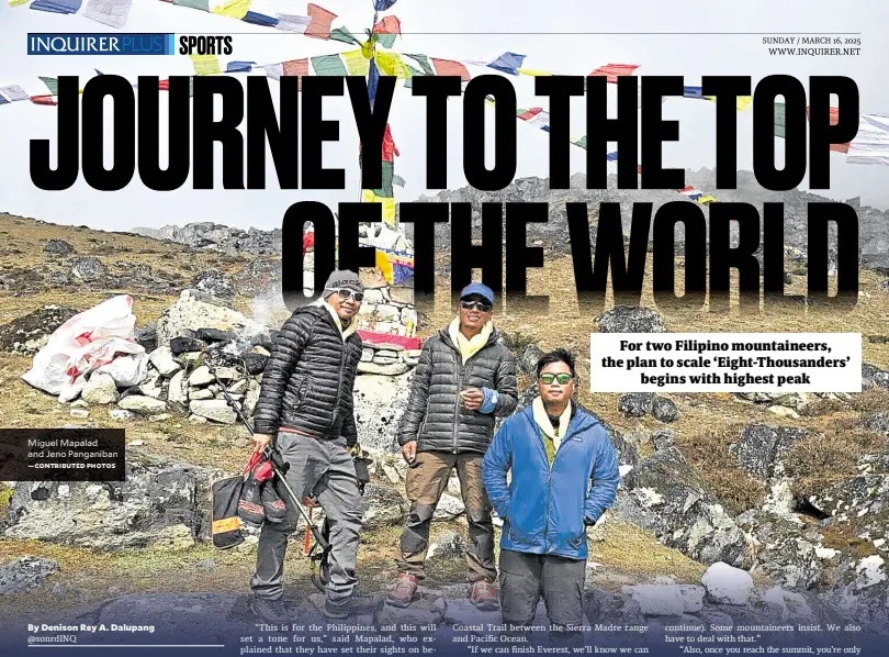JOURNEY TO THE TOP OF THE WORLD - PressReader