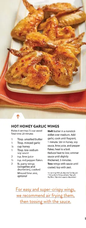 HOT HONEY GARLIC WINGS - PressReader