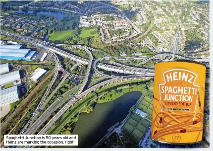 Special edition spaghetti marks junction’s 50th anniversar­y - PressReader