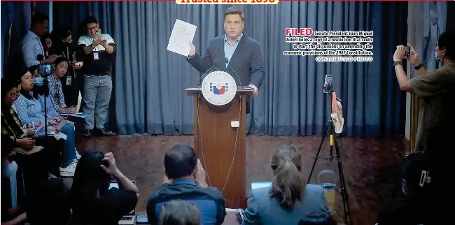 Senate chief sets Cha-cha in motion - PressReader