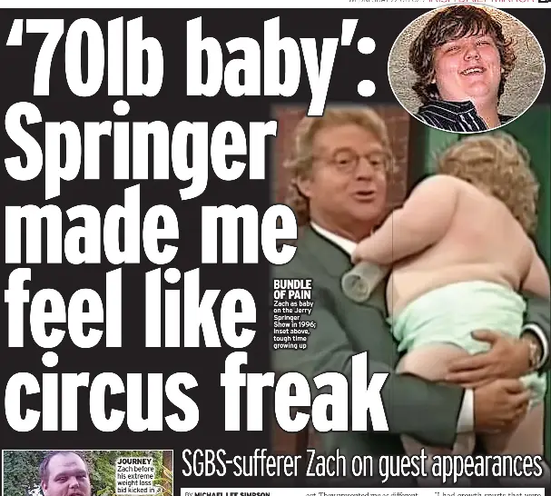 ‘70lb baby’: Springer made me feel like circus freak - PressReader