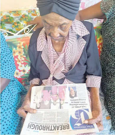At 107 years old, Louise Small still reads without glasses - PressReader