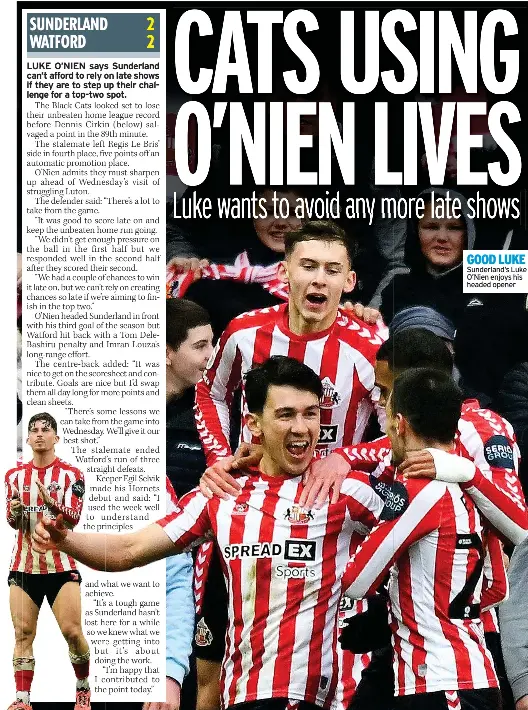 CATS USING O’NIEN LIVES - PressReader