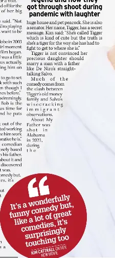 Kim De Niro is the daddy - PressReader