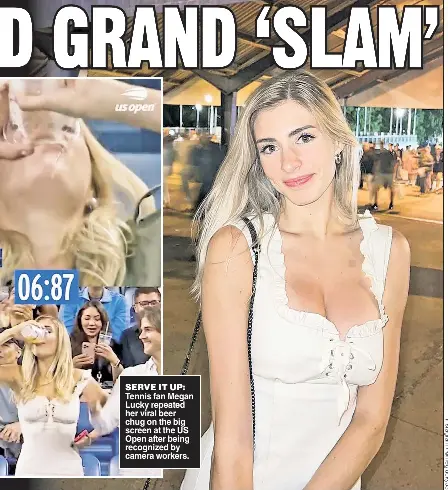 2ND GRAND 'SLAM' Beer-chug fan repeat champ at US Open - PressReader