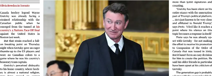 Et tu, Wayne: Gretzky’s legacy in Canada takes hit over 4 Nations snub - PressReader