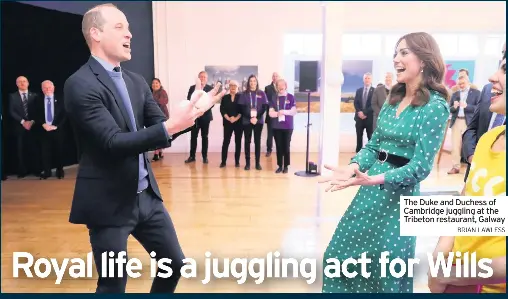 Royal life is a juggling act for Wills - PressReader