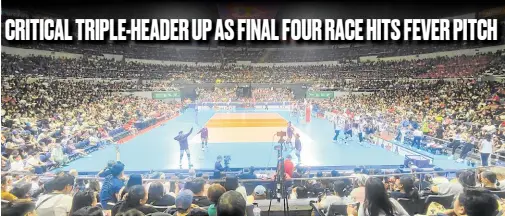 CRITICAL TRIPLE-HEADER UP AS FINAL FOUR RACE HITS FEVER PITCH - PressReader