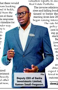 Real estate gains fizzle at Barita - PressReader