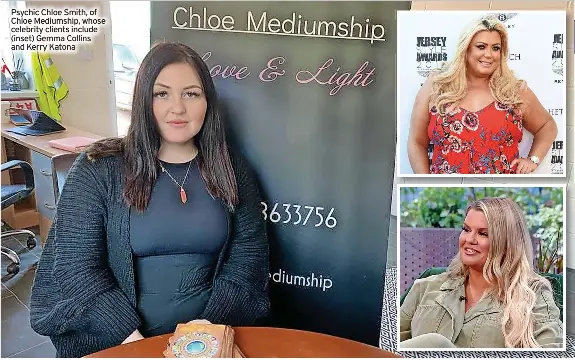 Chloe is county’s very own psychic to the celebritie­s - PressReader