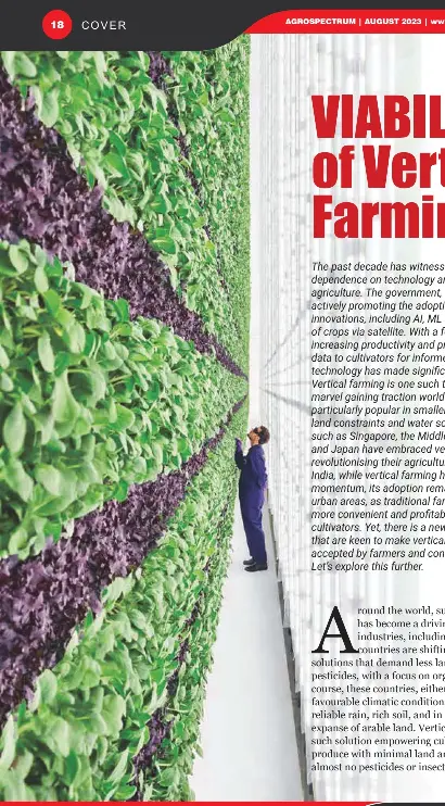 VIABILITY of Vertical Farming - PressReader