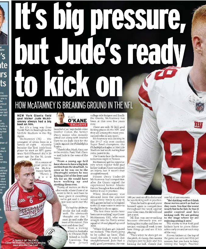 It’s big pressure, but Jude’s ready to kick on - PressReader