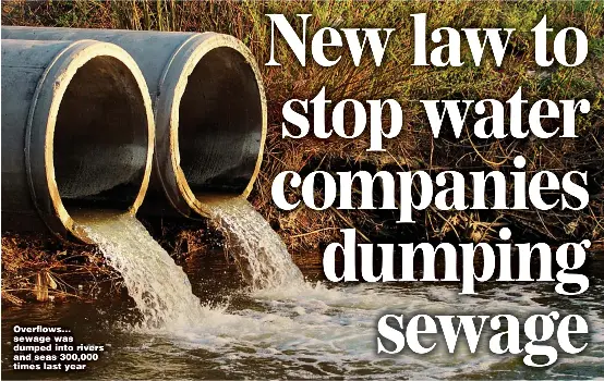 New law to stop water companies dumping sewage - PressReader