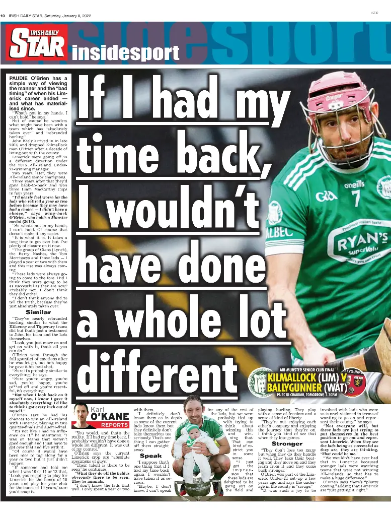 If I had my time back, I wouldn’t have done a whole lot different - PressReader