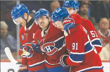 Habs' Newhook exits early - PressReader