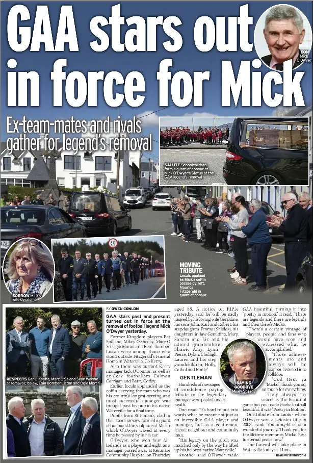 GAA stars out in force for Mick - PressReader