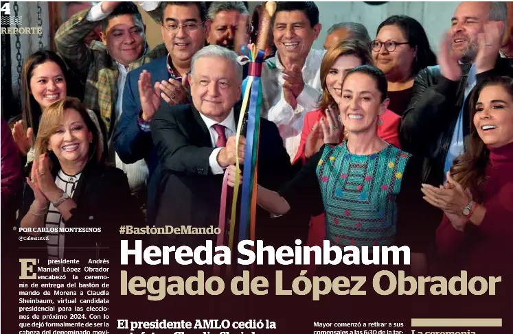 Hereda Sheinbaum legado de López Obrador - PressReader