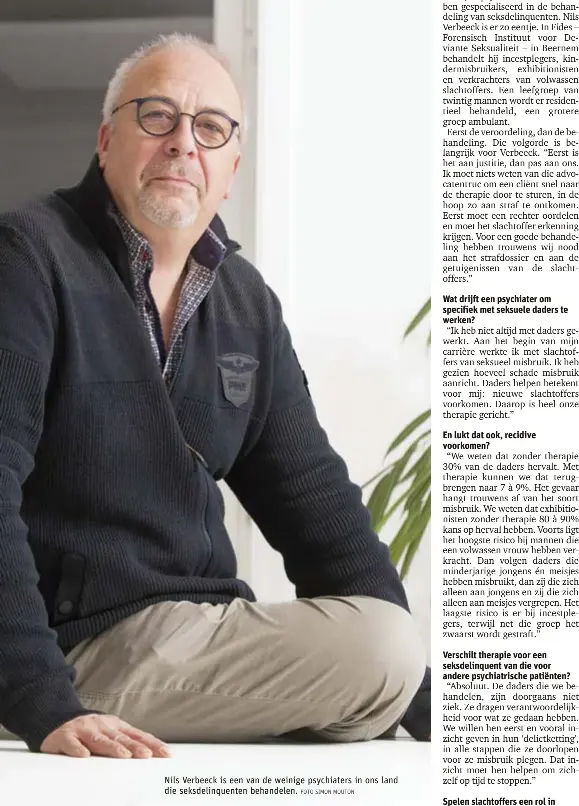 “Eerst het vonnis, dan de therapie. Zo hoort het” - PressReader