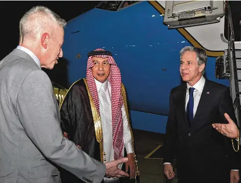 Blinken on mission to steady US-Saudi ties amid tensions - PressReader