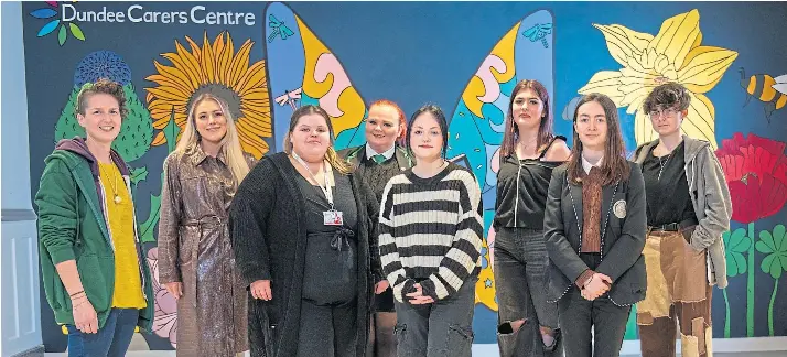 Young carers unveil mural - PressReader