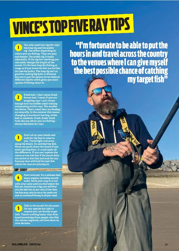 VINCE’S TOP FIVE RAY TIPS - PressReader