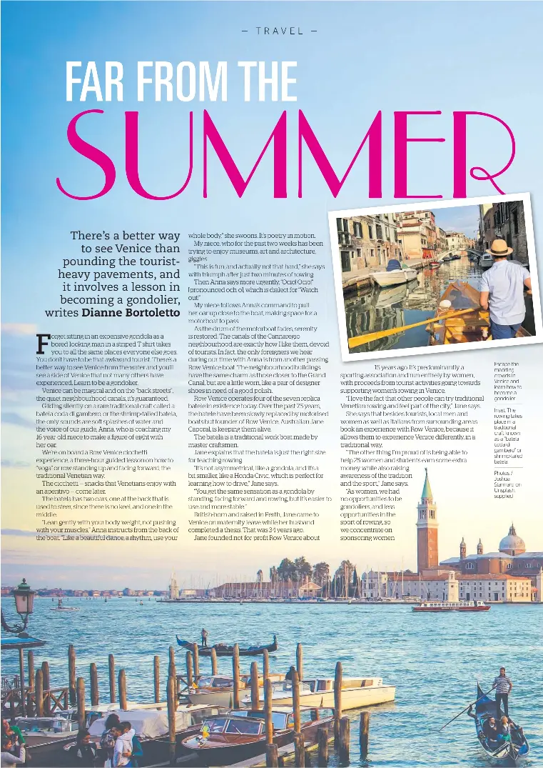 FAR FROM THE SUMMER CROWDS - PressReader