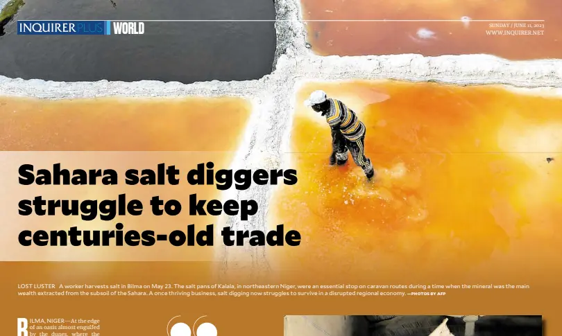 Sahara salt diggers struggle to keep centuries-old trade - PressReader
