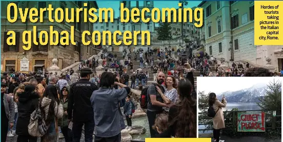 Overtouris­m becoming a global concern - PressReader