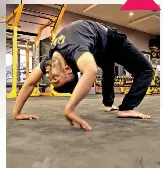 Chakrasana crawl (Exorcist crawl): - PressReader