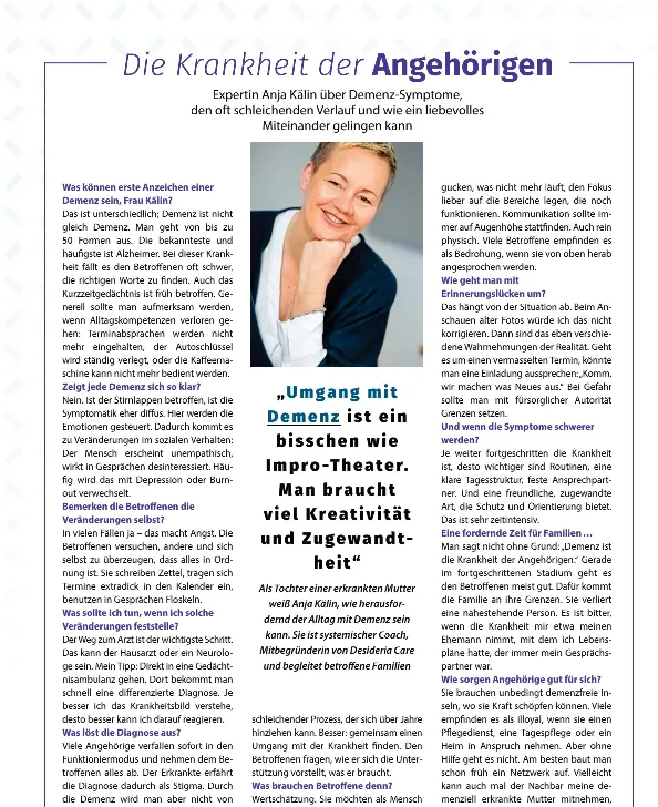 Die Krankheit der Angehörige­n - PressReader