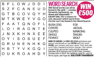 WORD SEARCH - PressReader