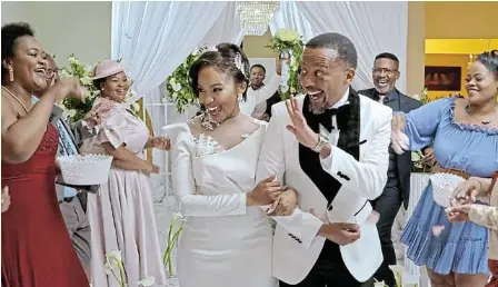 Dintle finally gets fairytale wedding in Scandal! - PressReader