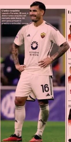 Roma Lukaku e poi? Da Paredes a Sanches il mercato non fa volare - PressReader